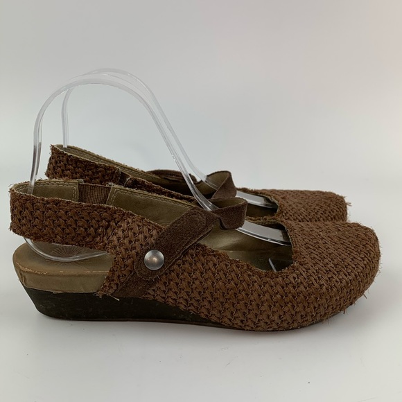 OTBT | Shoes | Otbt Springfield Slingback Woven Mary Janes Sz 85 | Poshmark